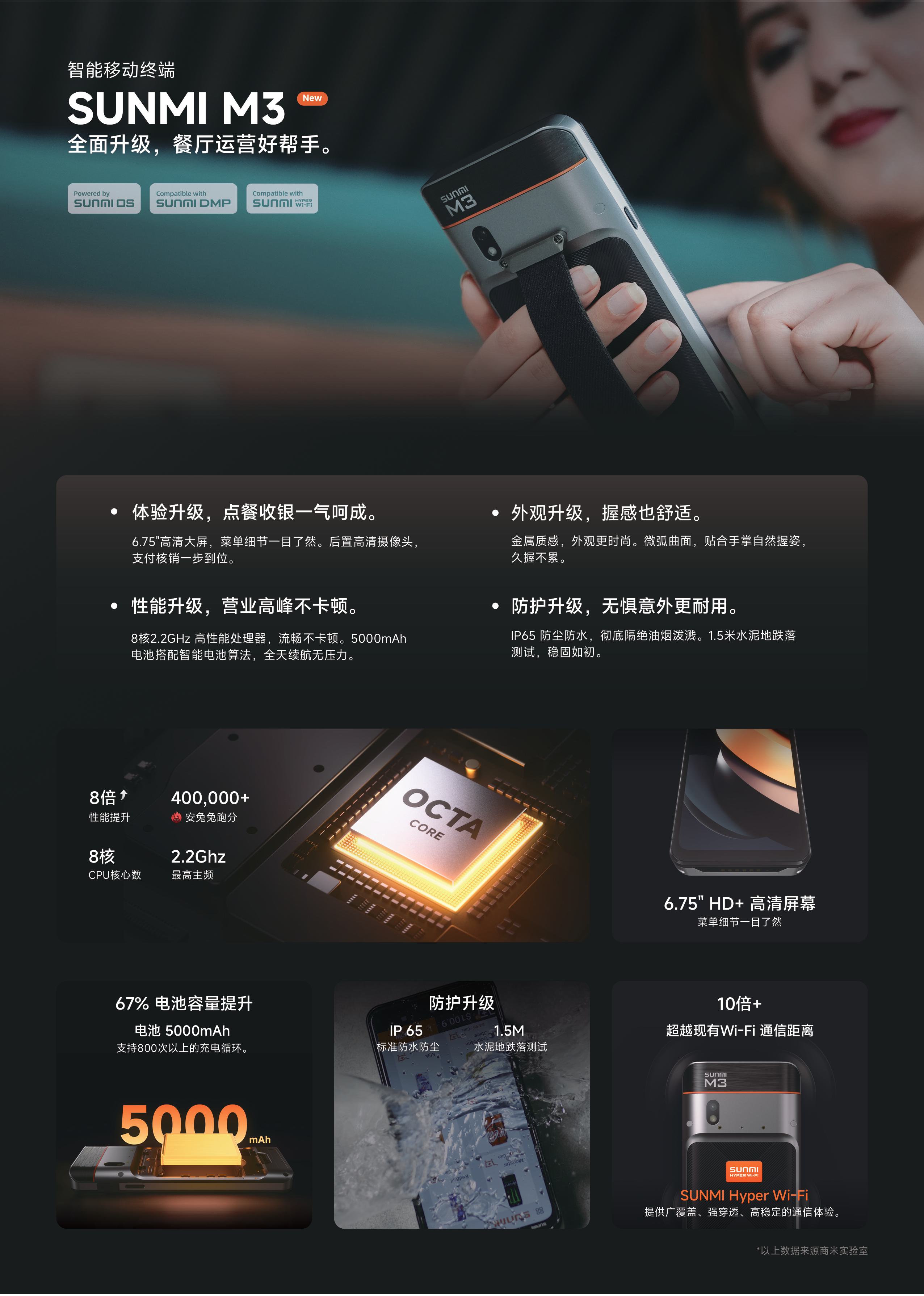 SUNMI M3 - 山东酷麦信息技术有限公司